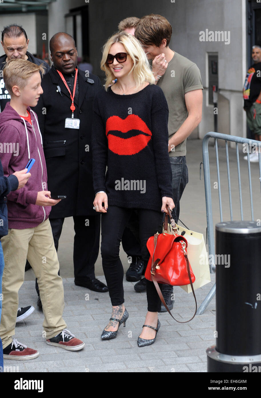 Fearne Cotton and husband Jesse Wood walk hand in hand from Radio 1 on ...