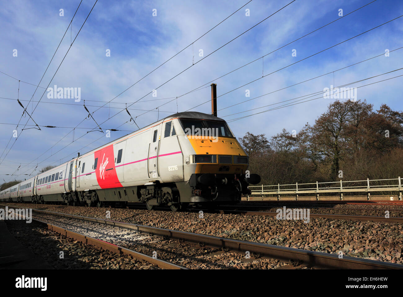 82216 Virgin Trains operating company, 82 class High Speed Electric ...