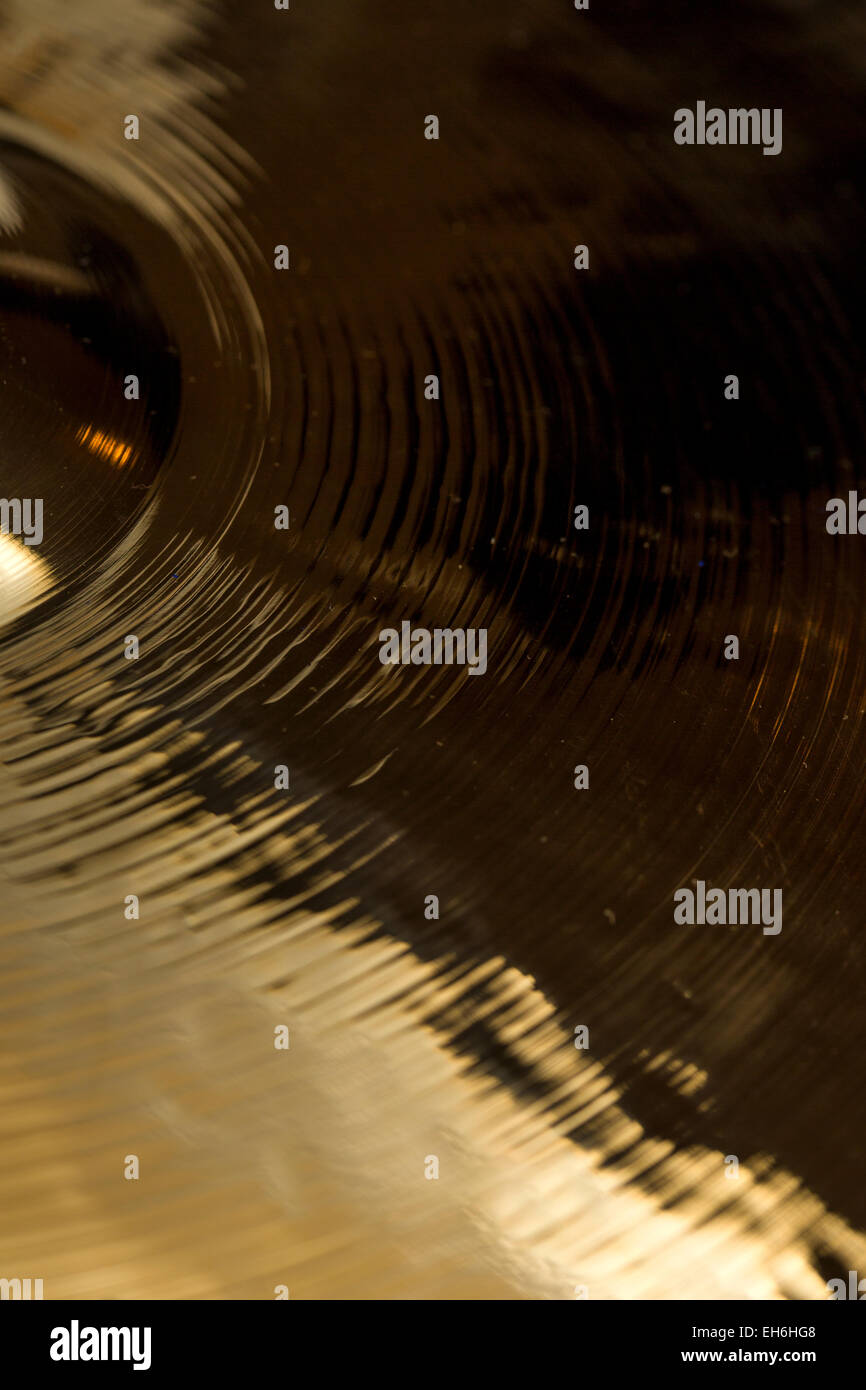 Closeup detail of the cymbal Stock Photo - Alamy