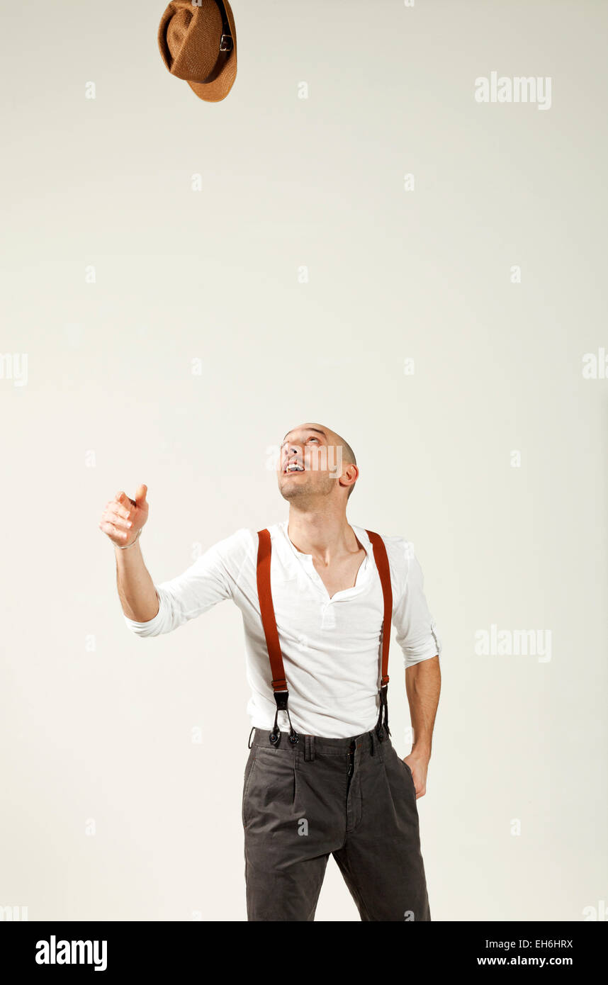 Throws the hat hi-res stock photography and images - Alamy