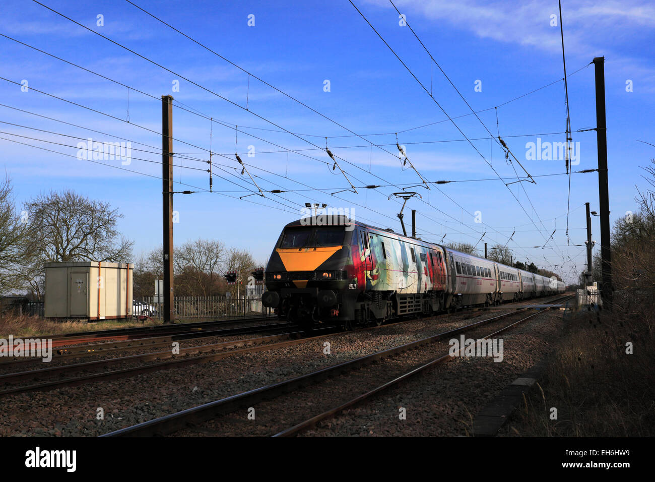 91111 The Fallen, Virgin Trains operating company, 91 class High Speed ...