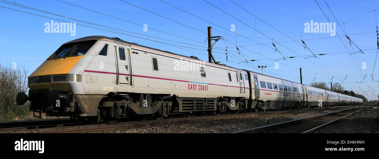 Class 91 electric locomotive hi-res stock photography and images - Alamy