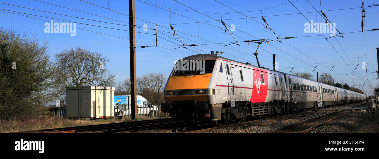 91119 Virgin Trains operating company, 91 class High Speed Electric ...