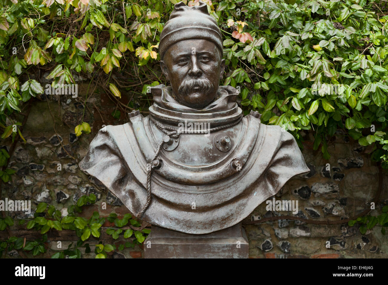 Statue of William Walker MVO (1869–1918)in the grounds of Winchester ...