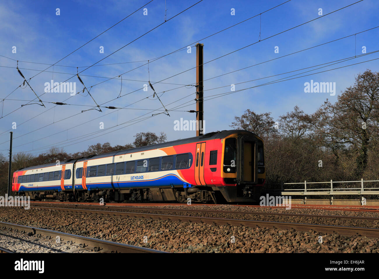 158785 East Midlands Trains operating company, 158 class High Speed ...