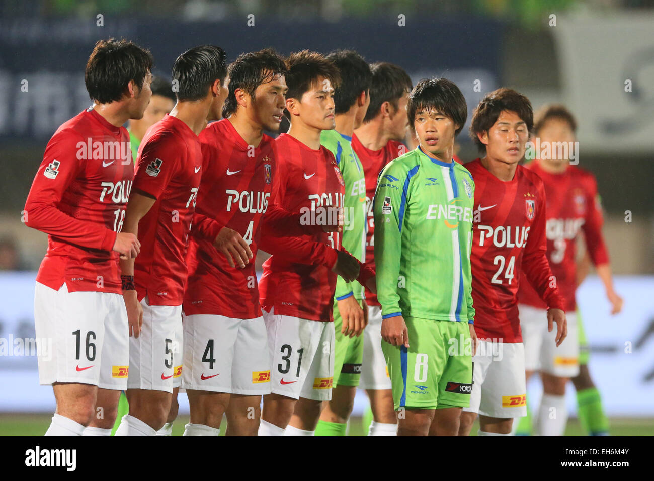 Shonan BMW Stadium Hiratsuka, Kanagawa, Japan. 7th Mar, 2015. Naoki ...