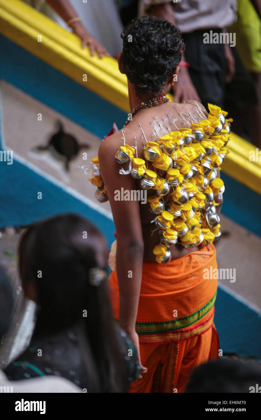 Indian boy kavadi festival hi-res stock photography and images - Alamy