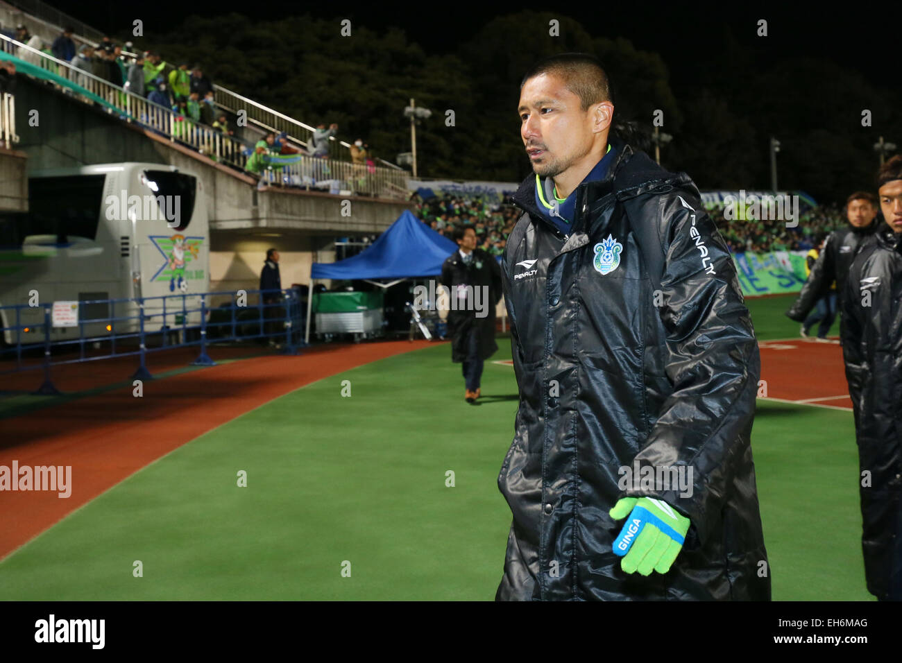 Shonan BMW Stadium Hiratsuka, Kanagawa, Japan. 7th Mar, 2015. Keisuke ...