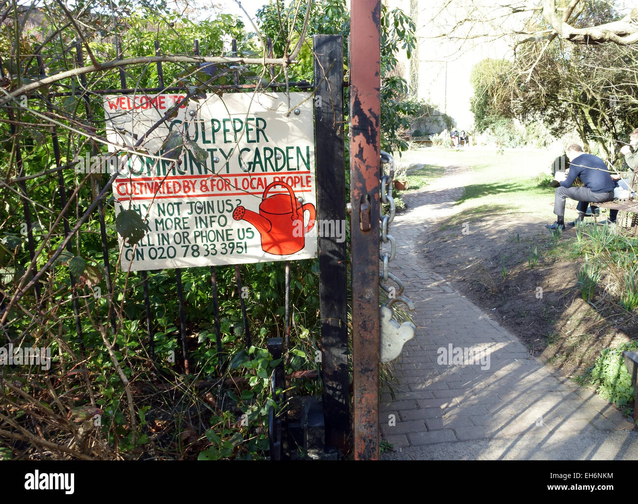 Culpeper Community Garden in Islington, North London Stock Photo - Alamy