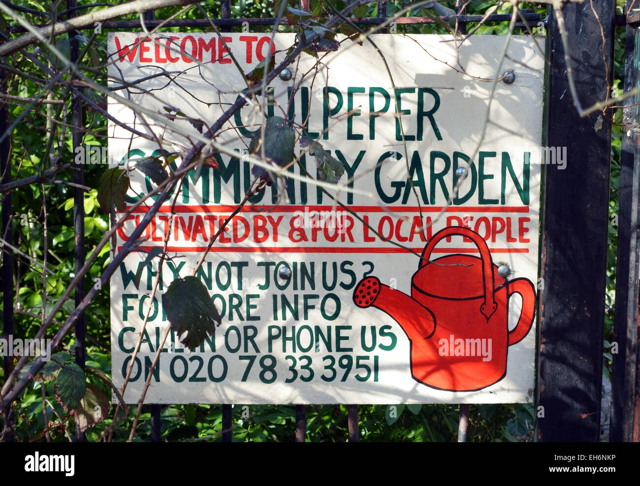 Culpeper Community Garden in Islington, North London Stock Photo - Alamy