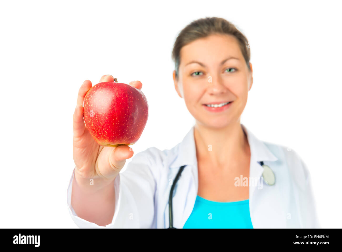 Young beautiful caucasian woman shows hi-res stock photography and ...