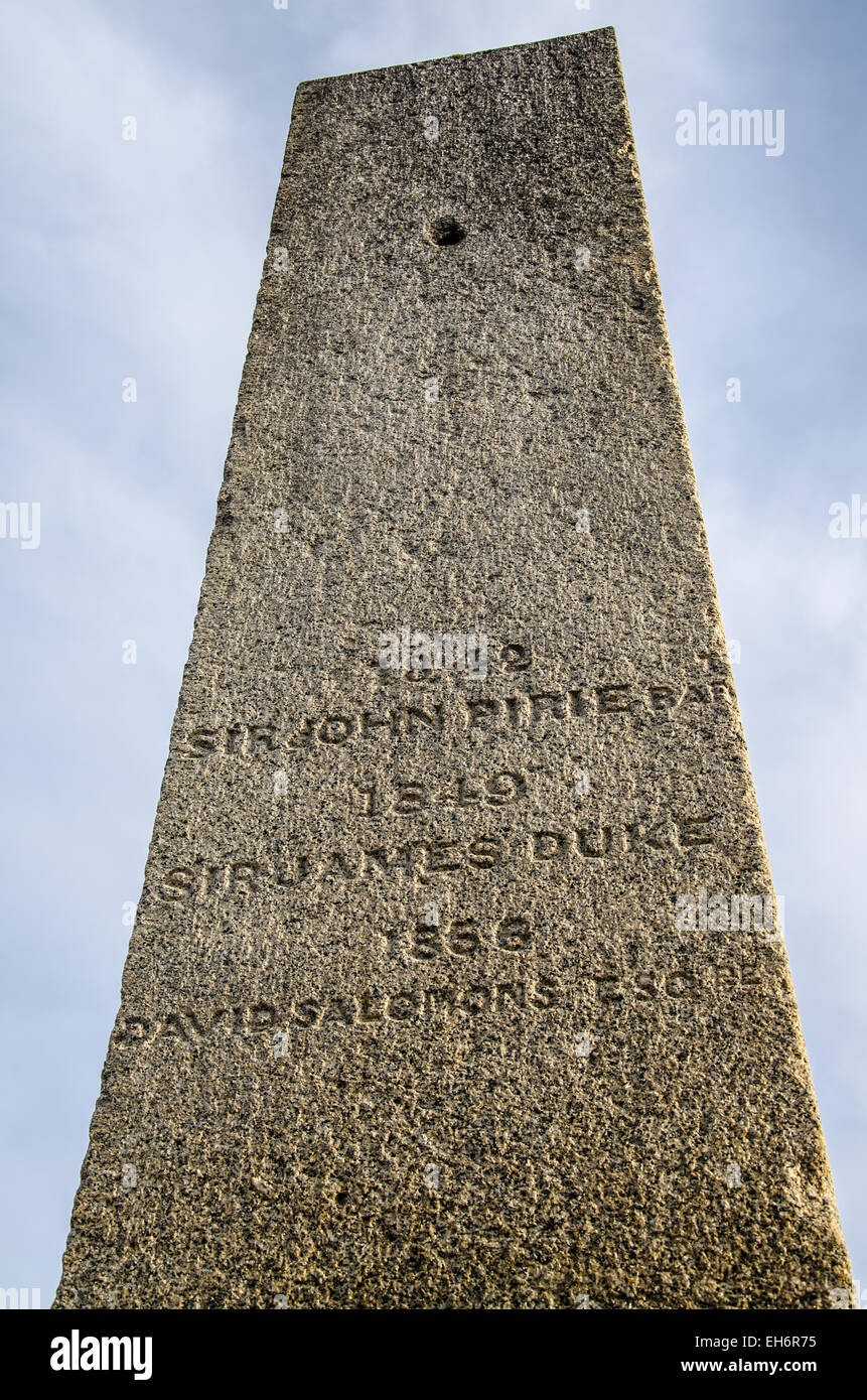 CrowStone. The marker on the north bank of the river Thames is almost ...