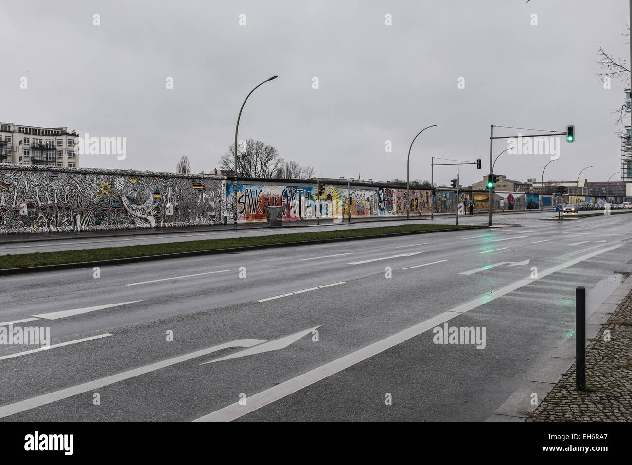 the Berlin Wall, frontier, war, separated, street, tourist, street ...