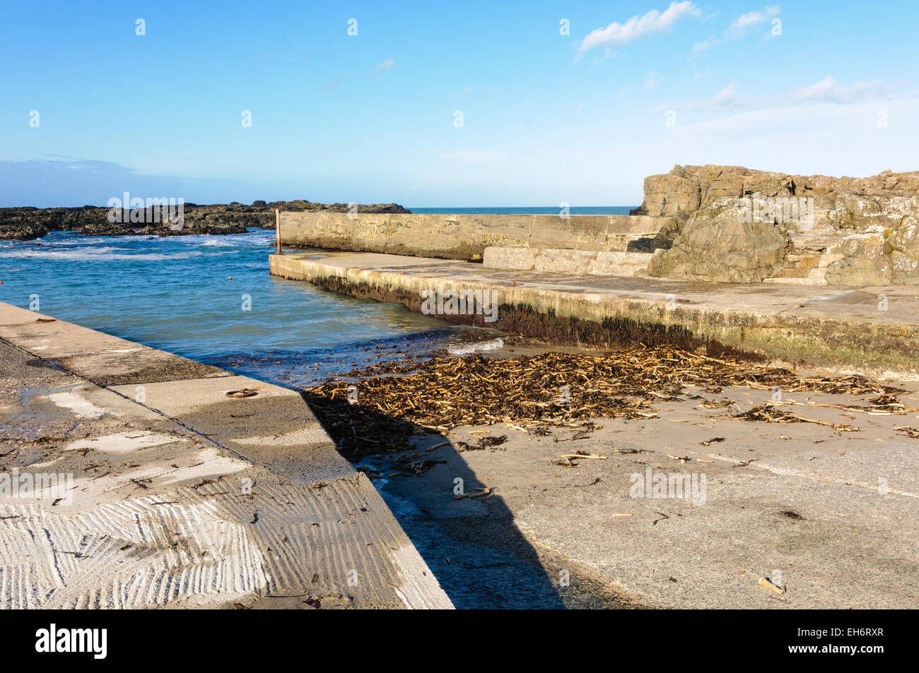 Dunseverick Harbour, County Antrim, Northern Ireland. Location for the ...