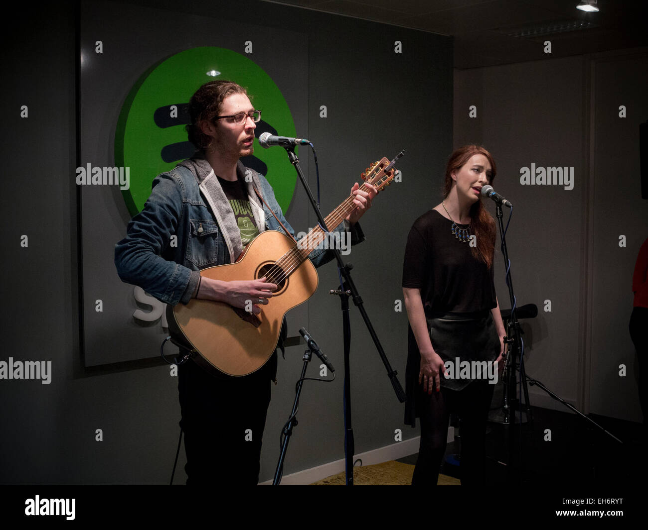 Singer songwriter Hozier performs an intimate concert at Spotify's ...