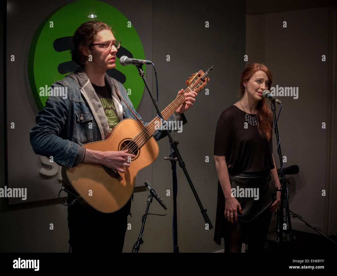 Singer songwriter Hozier performs an intimate concert at Spotify's ...