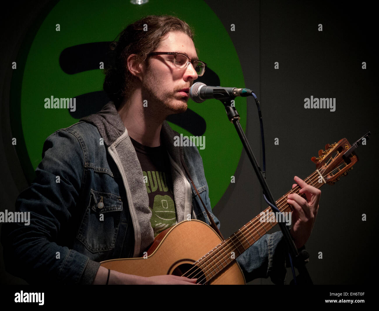 Singer songwriter Hozier performs an intimate concert at Spotify's ...