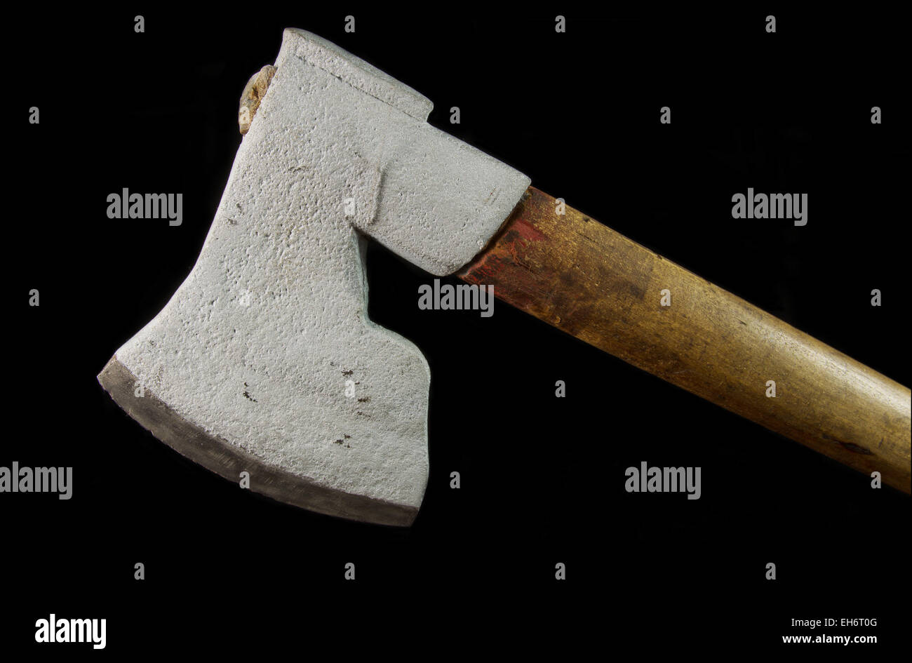 Old ax used to form timber when timbering houses Stock Photo - Alamy