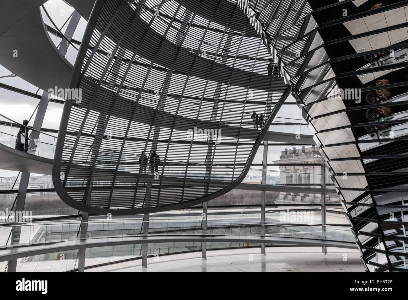 Dome roof terrace reichstag building hi-res stock photography and images - Alamy