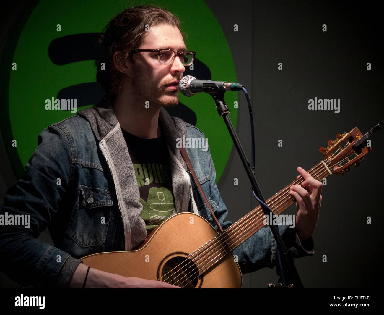 Singer songwriter Hozier performs an intimate concert at Spotify's ...