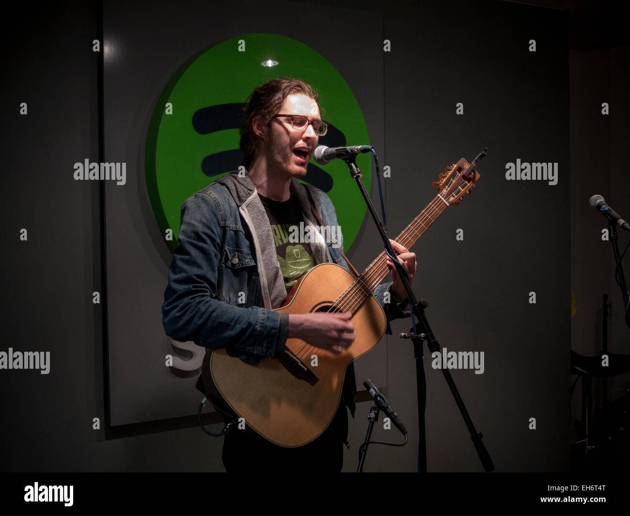 Singer songwriter Hozier performs an intimate concert at Spotify's ...