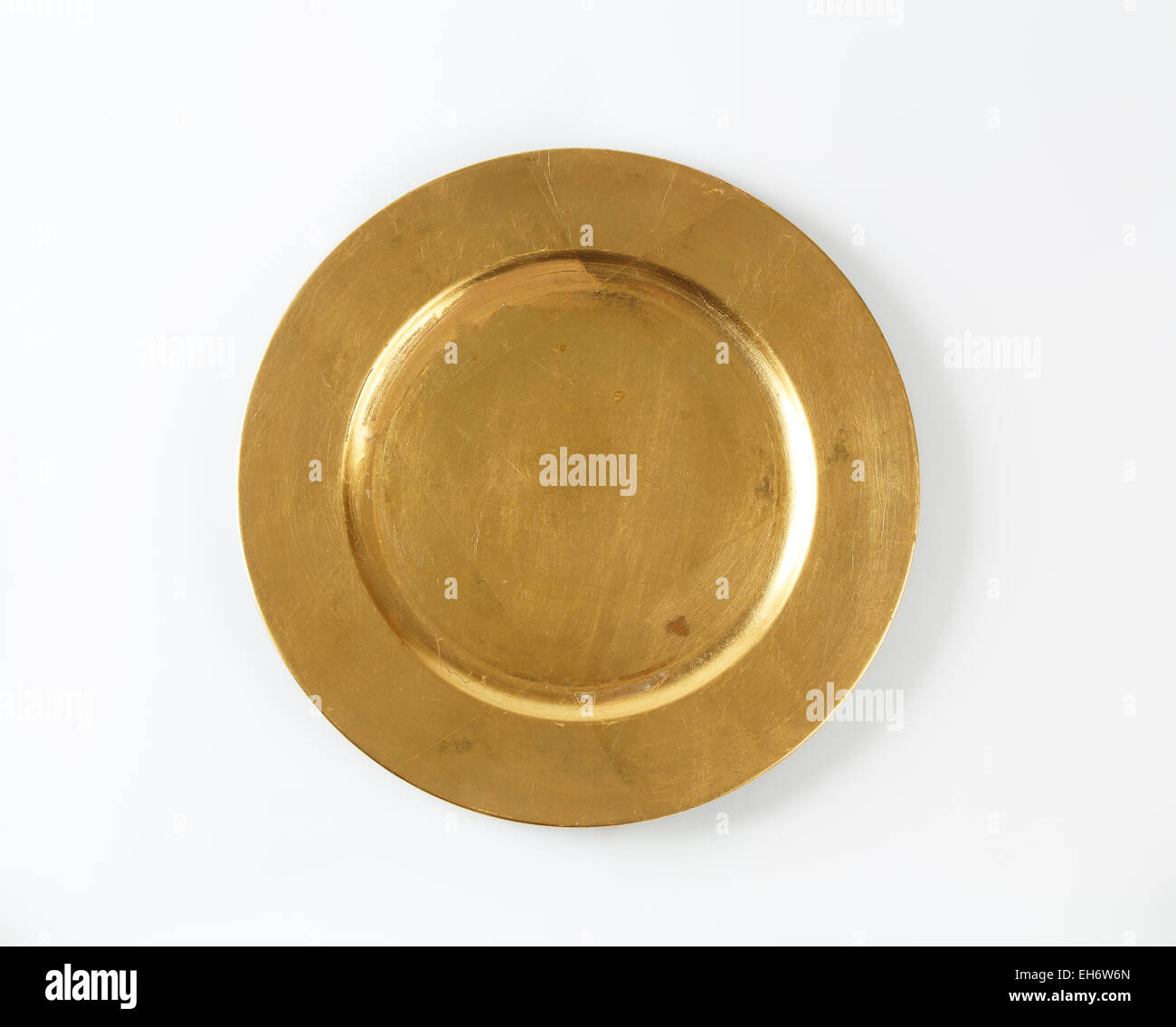 Overhead gold rim plate hi-res stock photography and images - Alamy