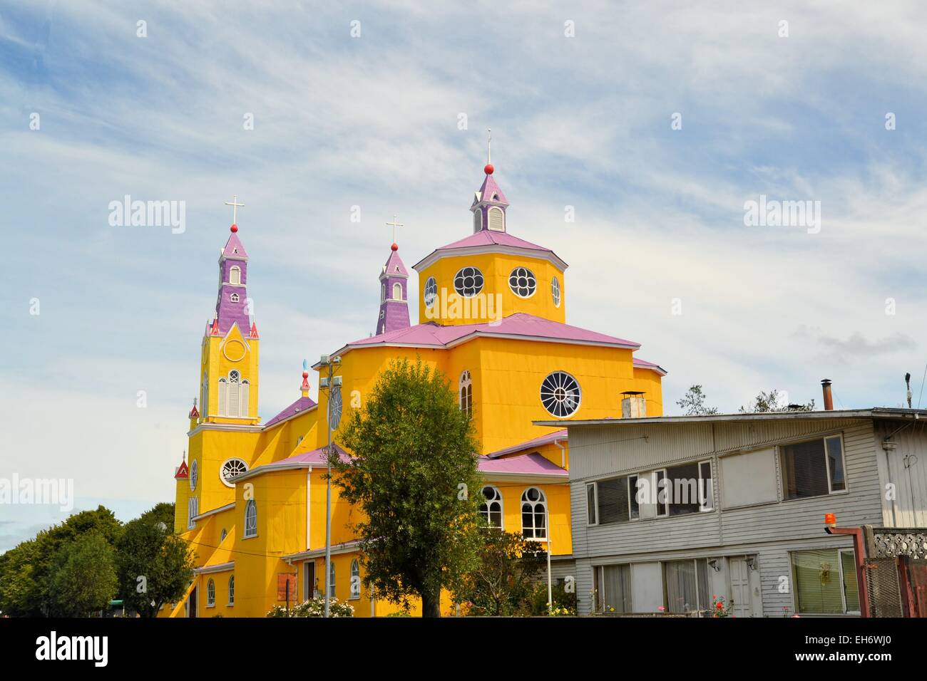 Chiloe church hi-res stock photography and images - Alamy