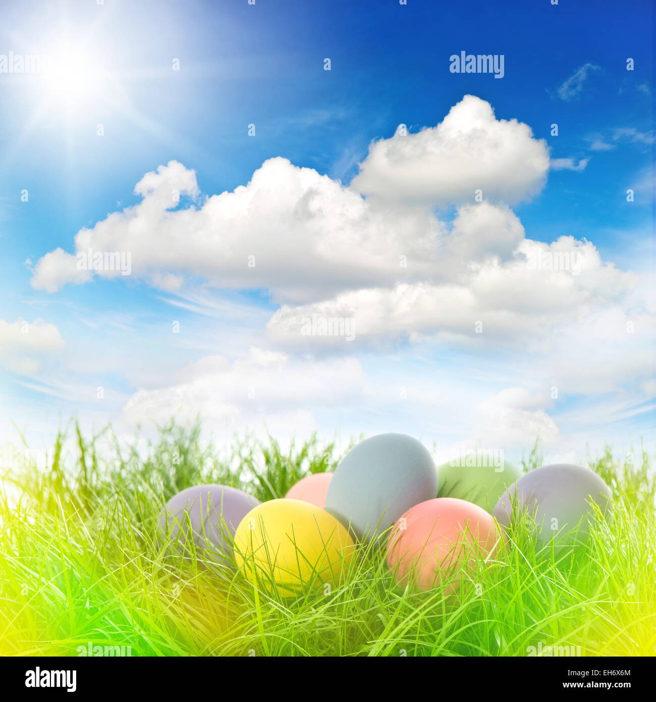 Beautiful light leaks in blue hi-res stock photography and images - Alamy