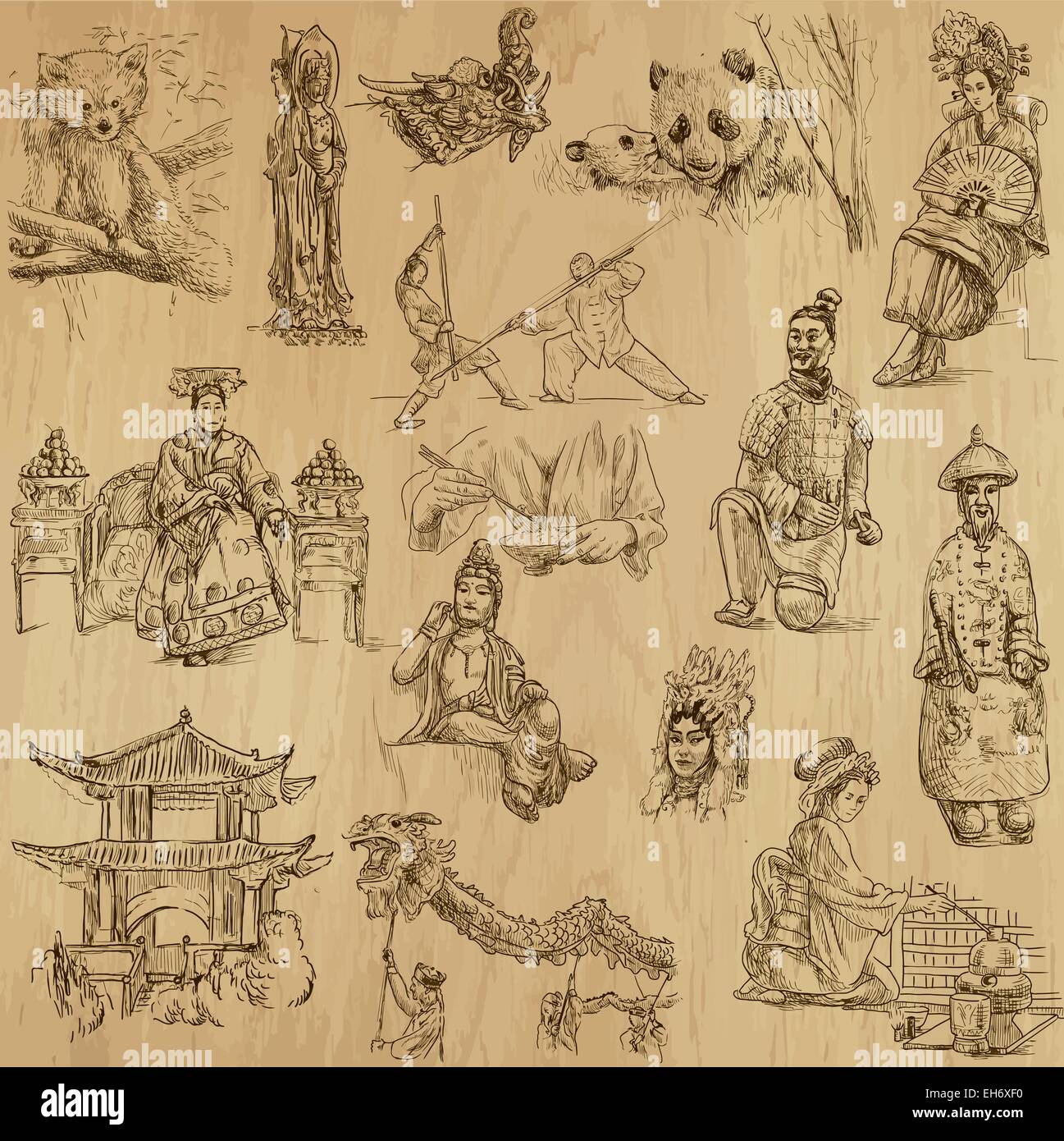 China heritage Stock Vector Images - Alamy