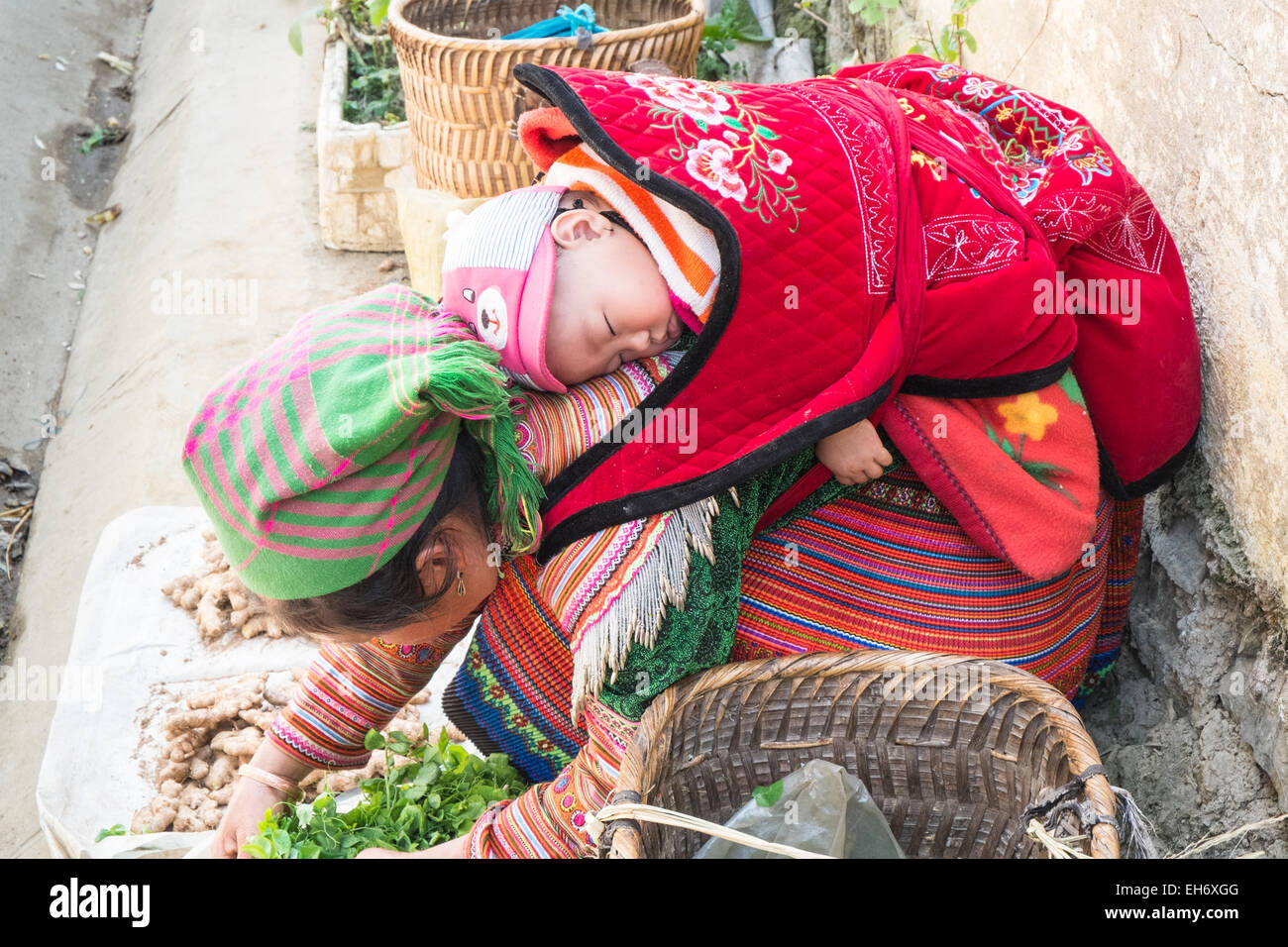 Bac Ha Sunday Market famed for buffalo selling near Lao Cai, and Sa Pa ...