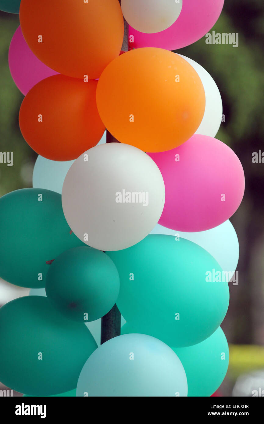 Colorful balloons hi-res stock photography and images - Alamy