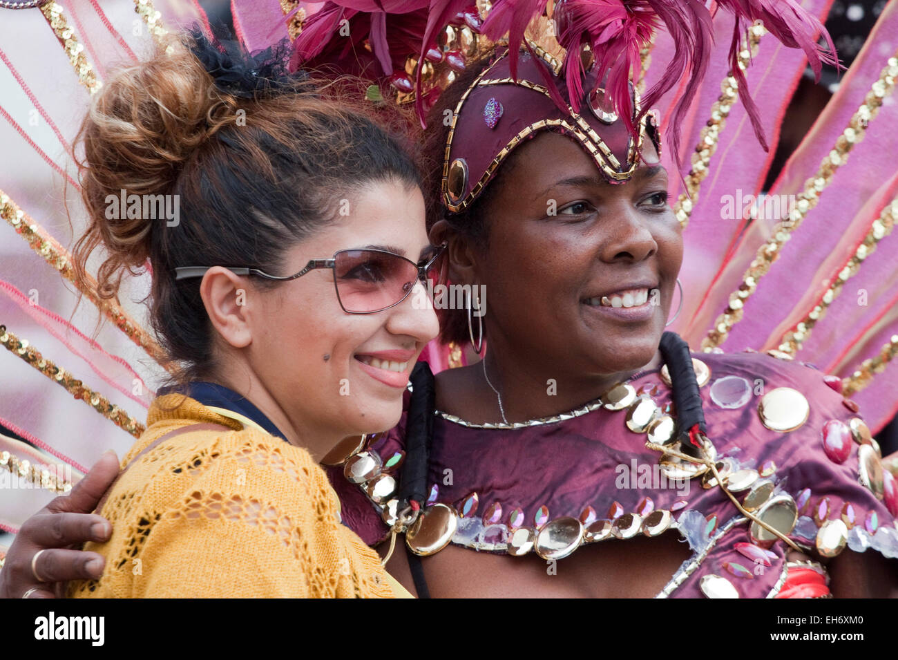 Hackney carnival colors hi-res stock photography and images - Alamy
