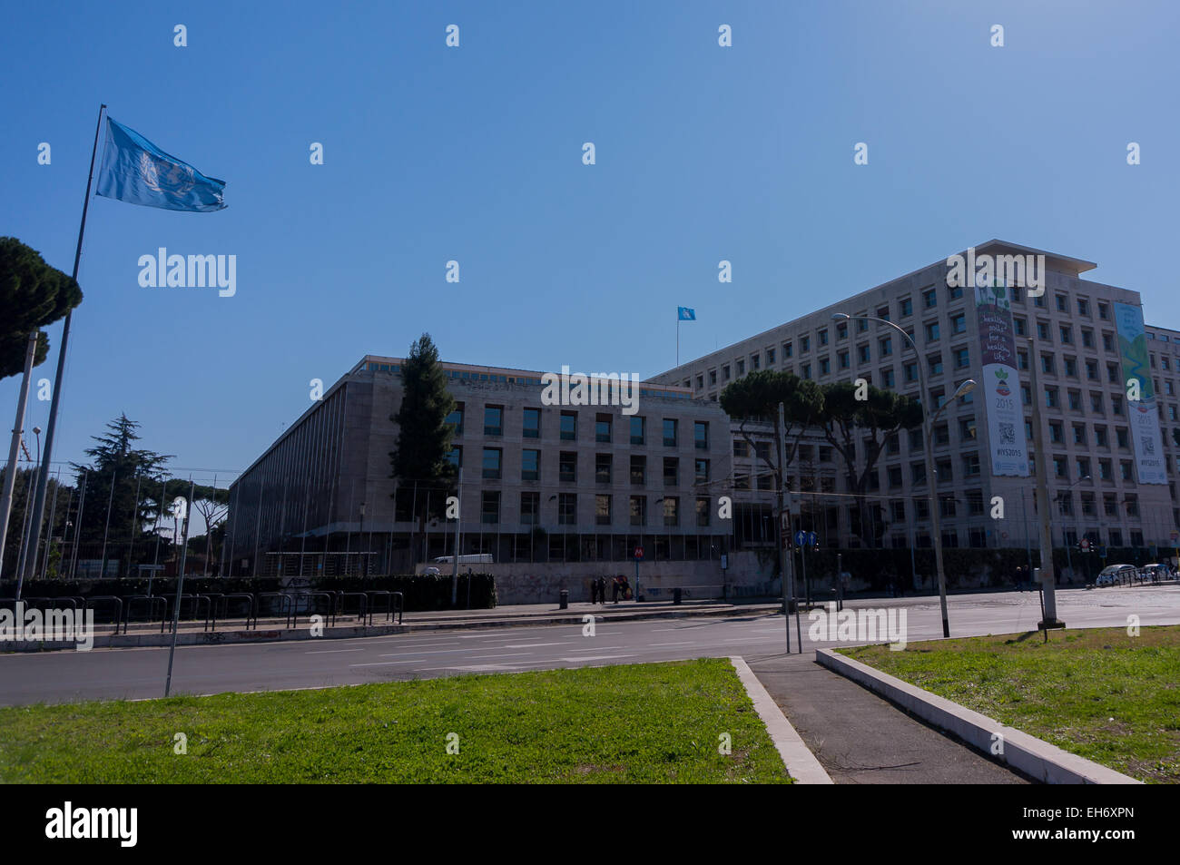 United Nations FAO (Food and Agriculture Organization) building in Rome ...