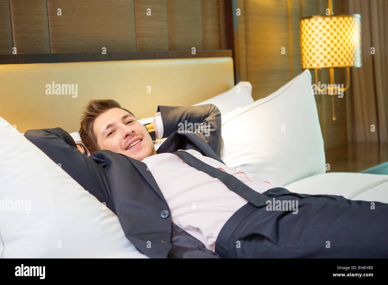 Businessman in the luxury hotel Stock Photo - Alamy