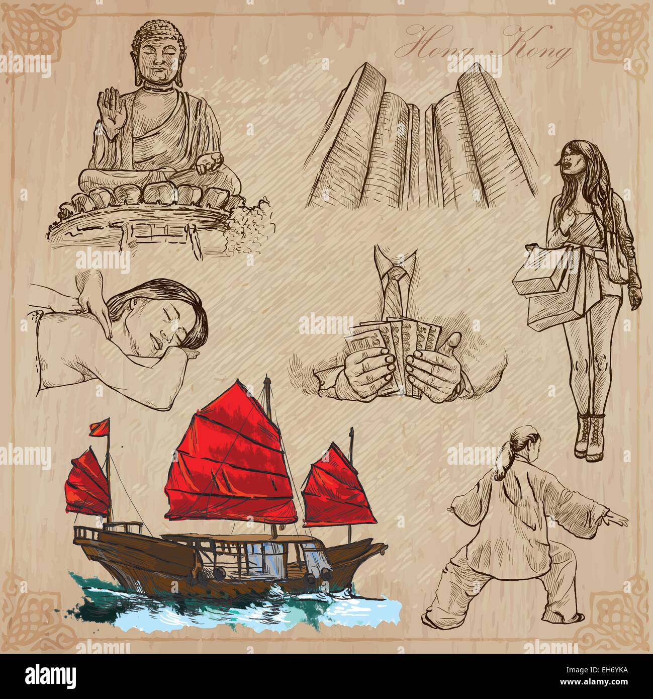 Monument of the natives Stock Vector Images - Alamy