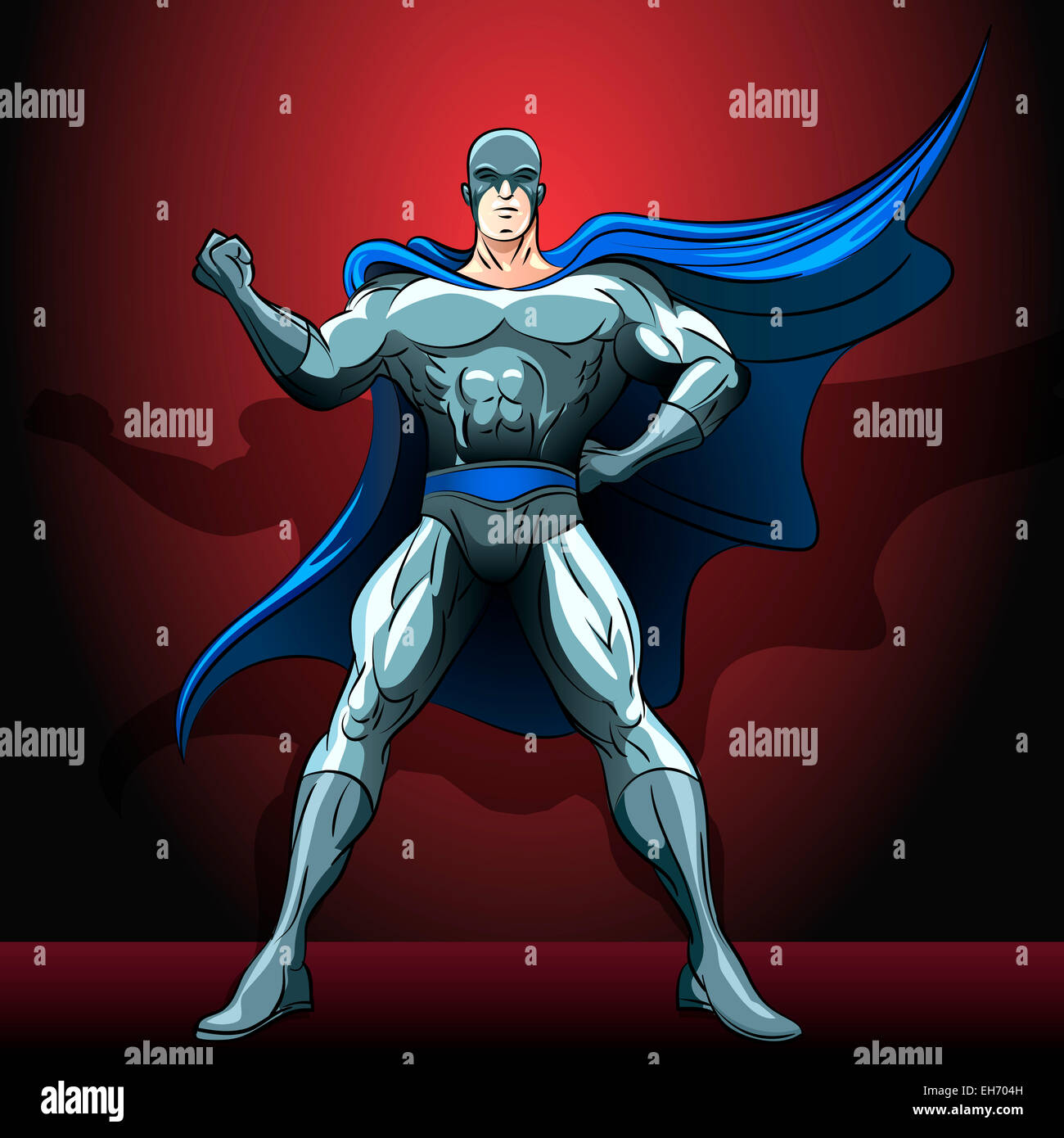 Superman Cape Blowing In The Wind