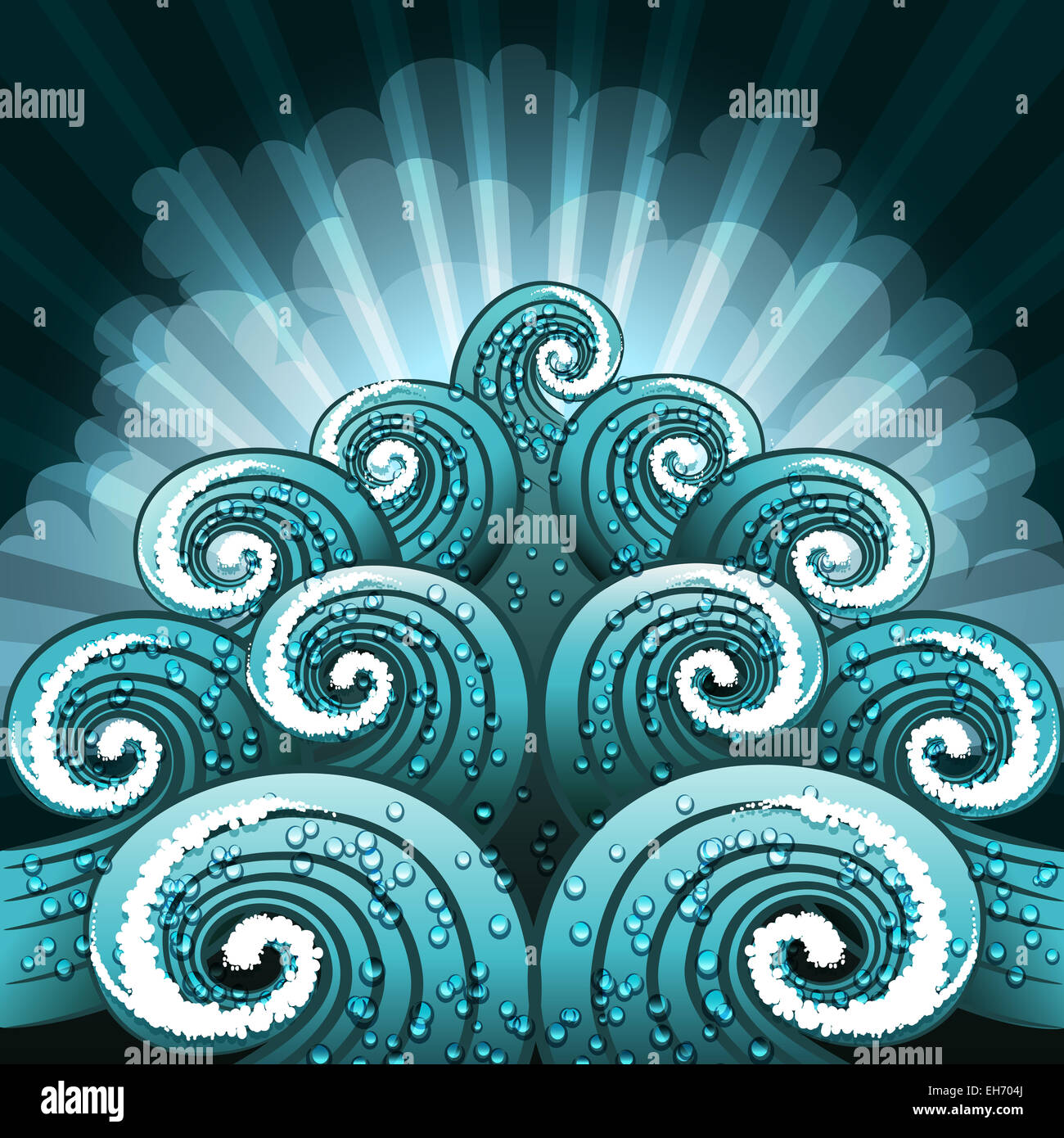 Cartoon storm clouds hi-res stock photography and images - Alamy