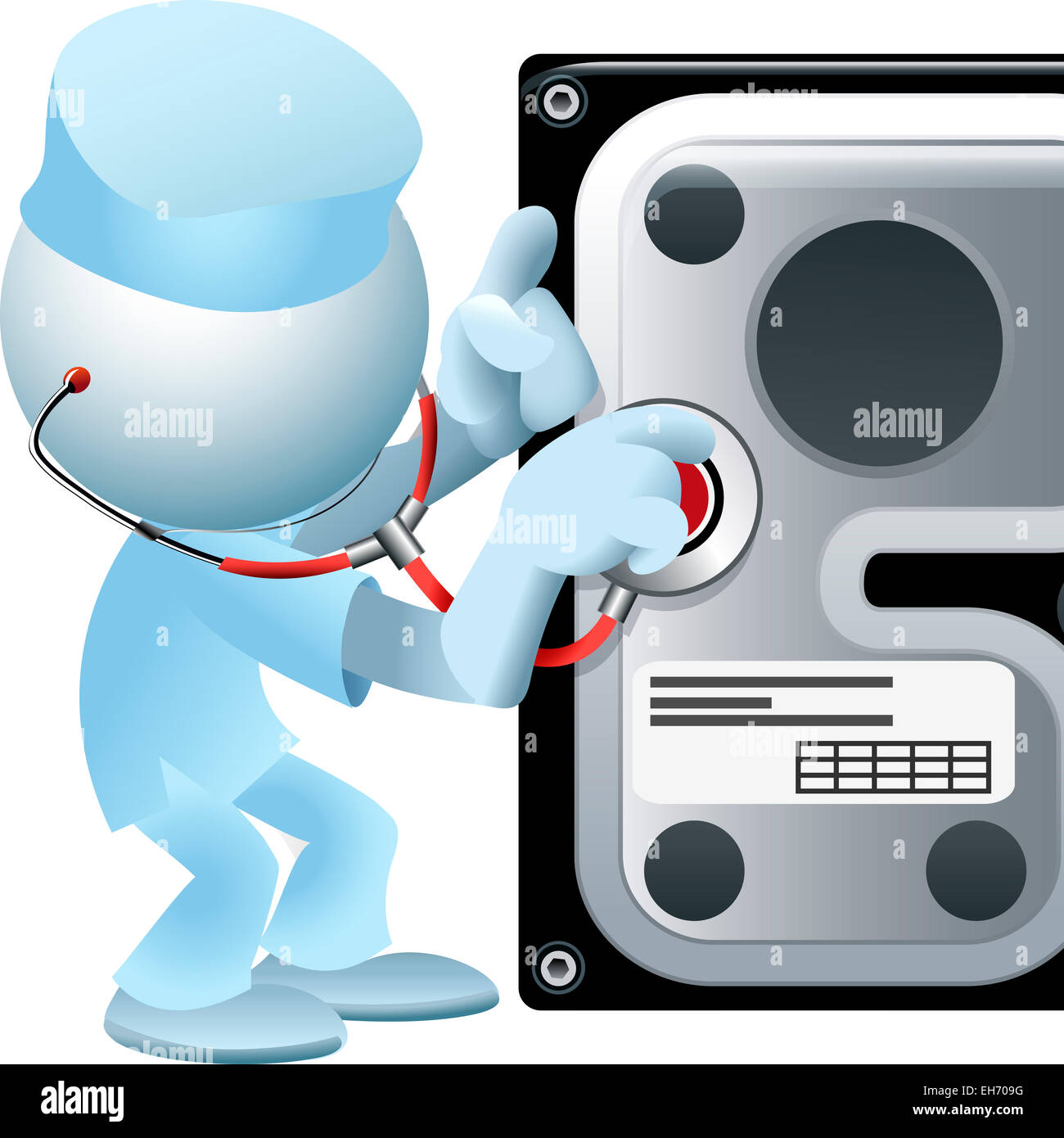 Cartoon looking glass hi-res stock photography and images - Alamy