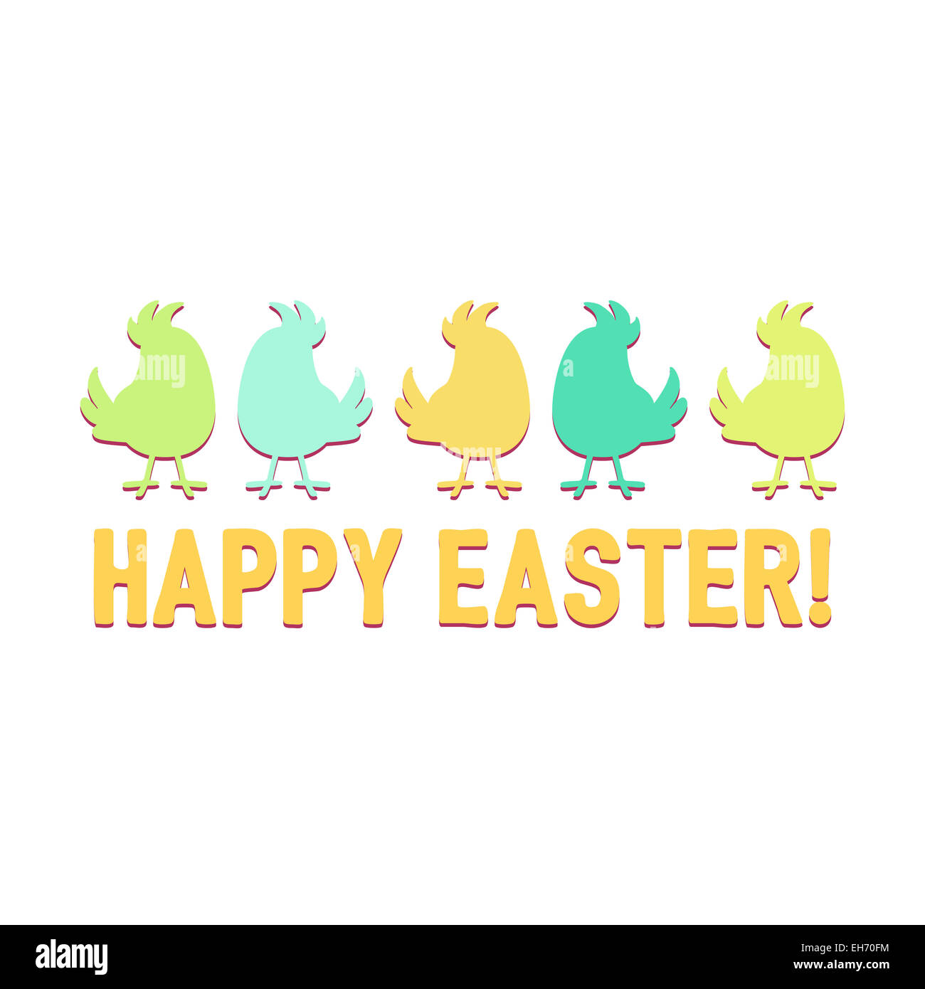 Easter silhouettes hi-res stock photography and images - Alamy