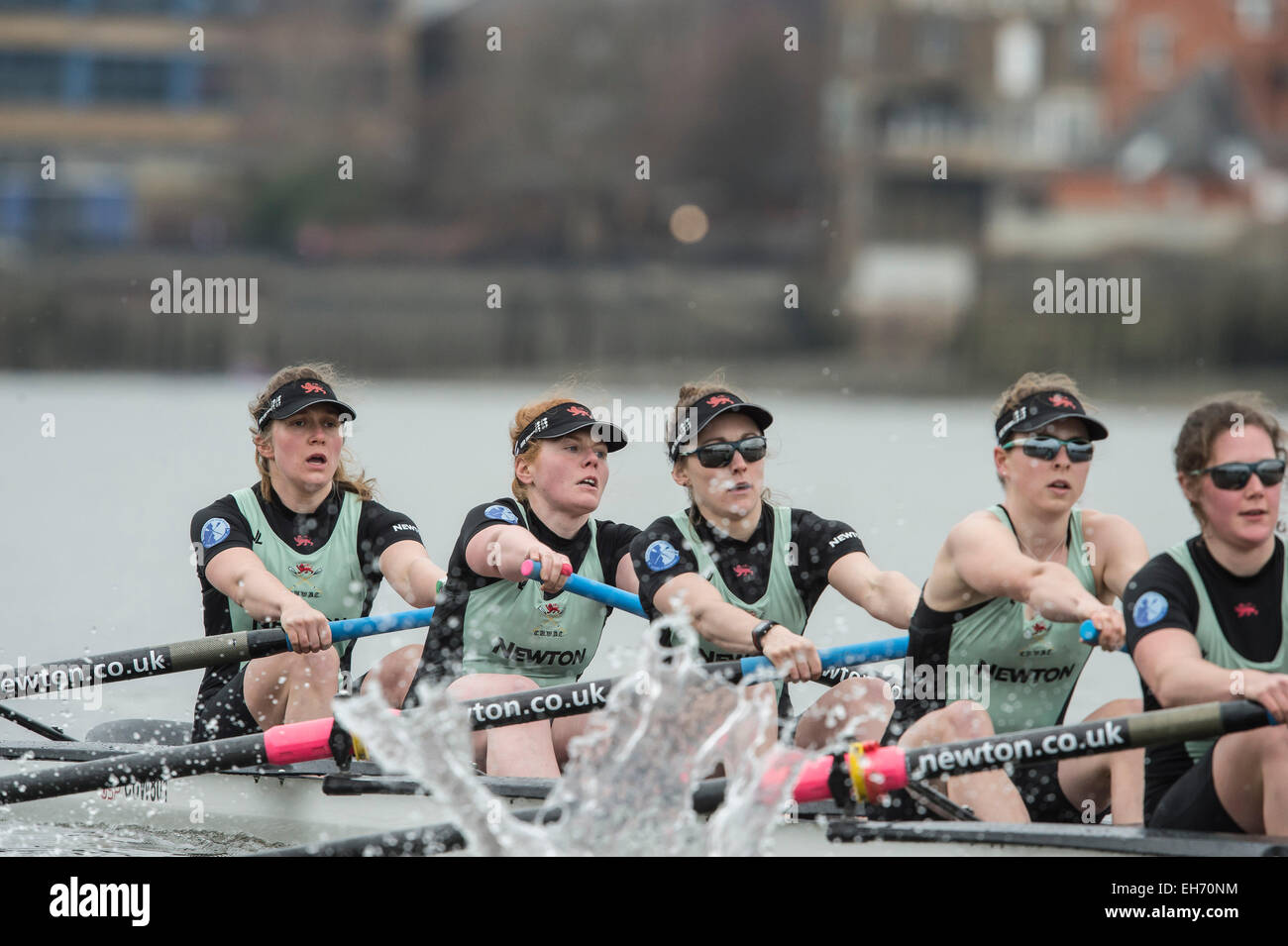 Thames, London, UK. 8th March, 2015. Cambridge University Women's Boat ...