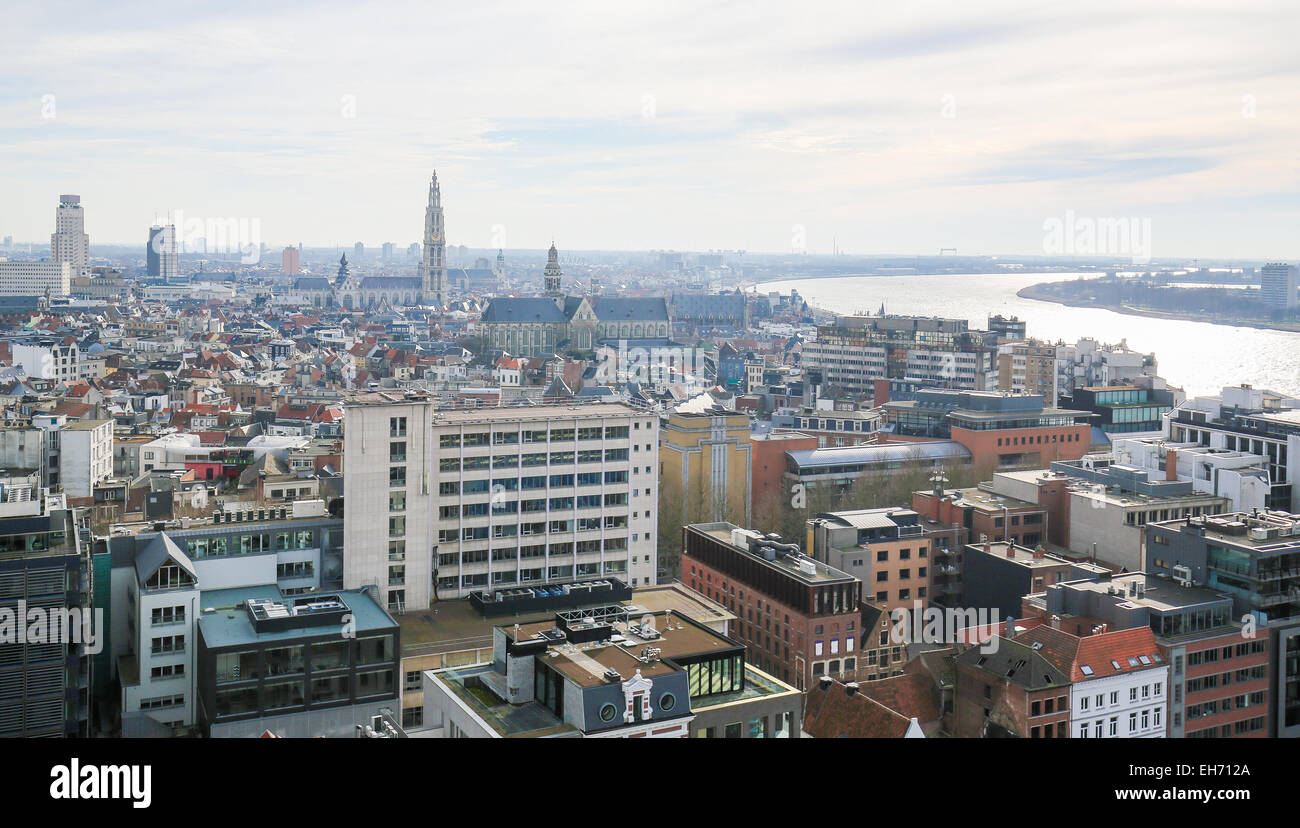 Antwerpen city overview hi-res stock photography and images - Alamy