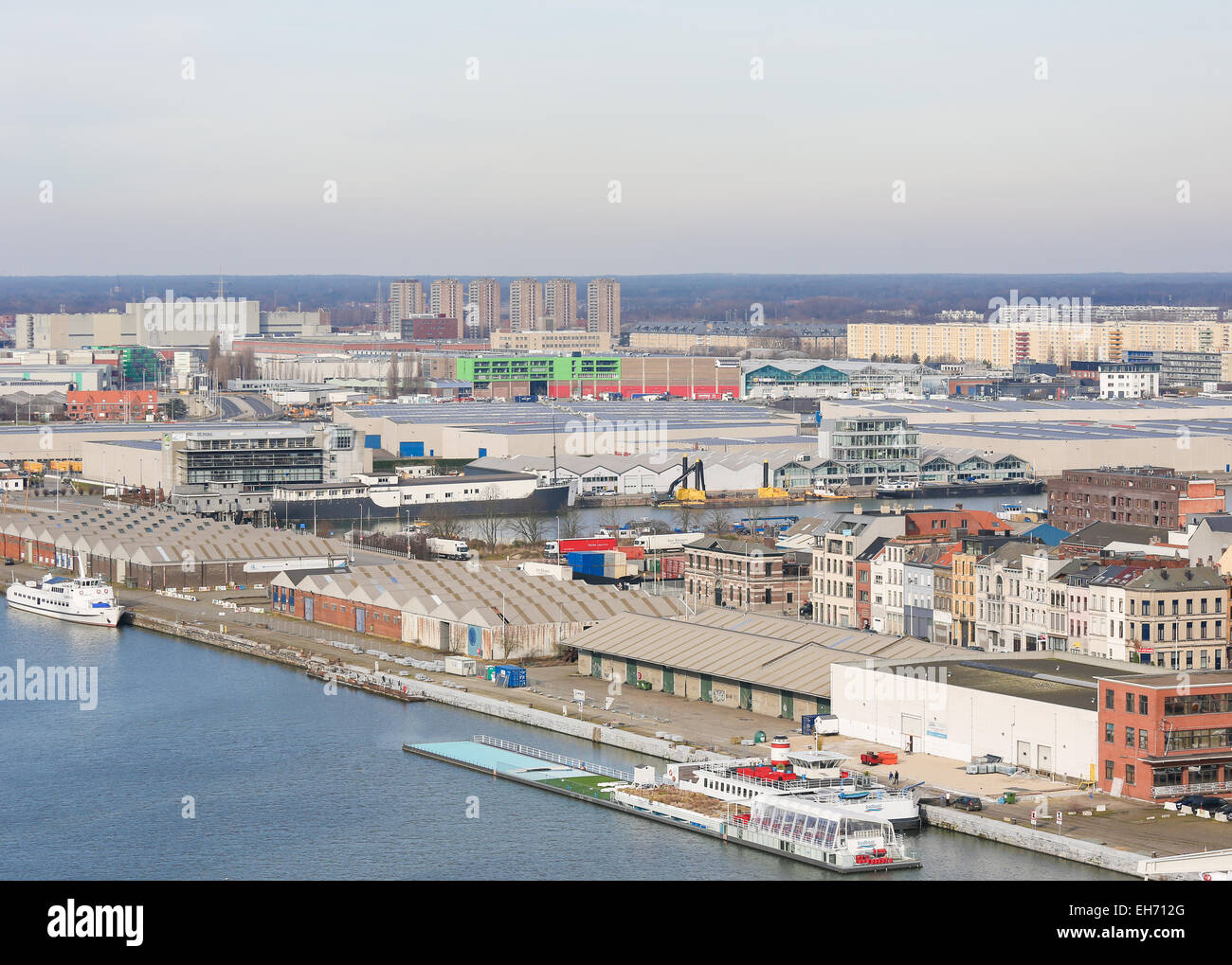 River Schelde Antwerpen High Resolution Stock Photography and Images ...