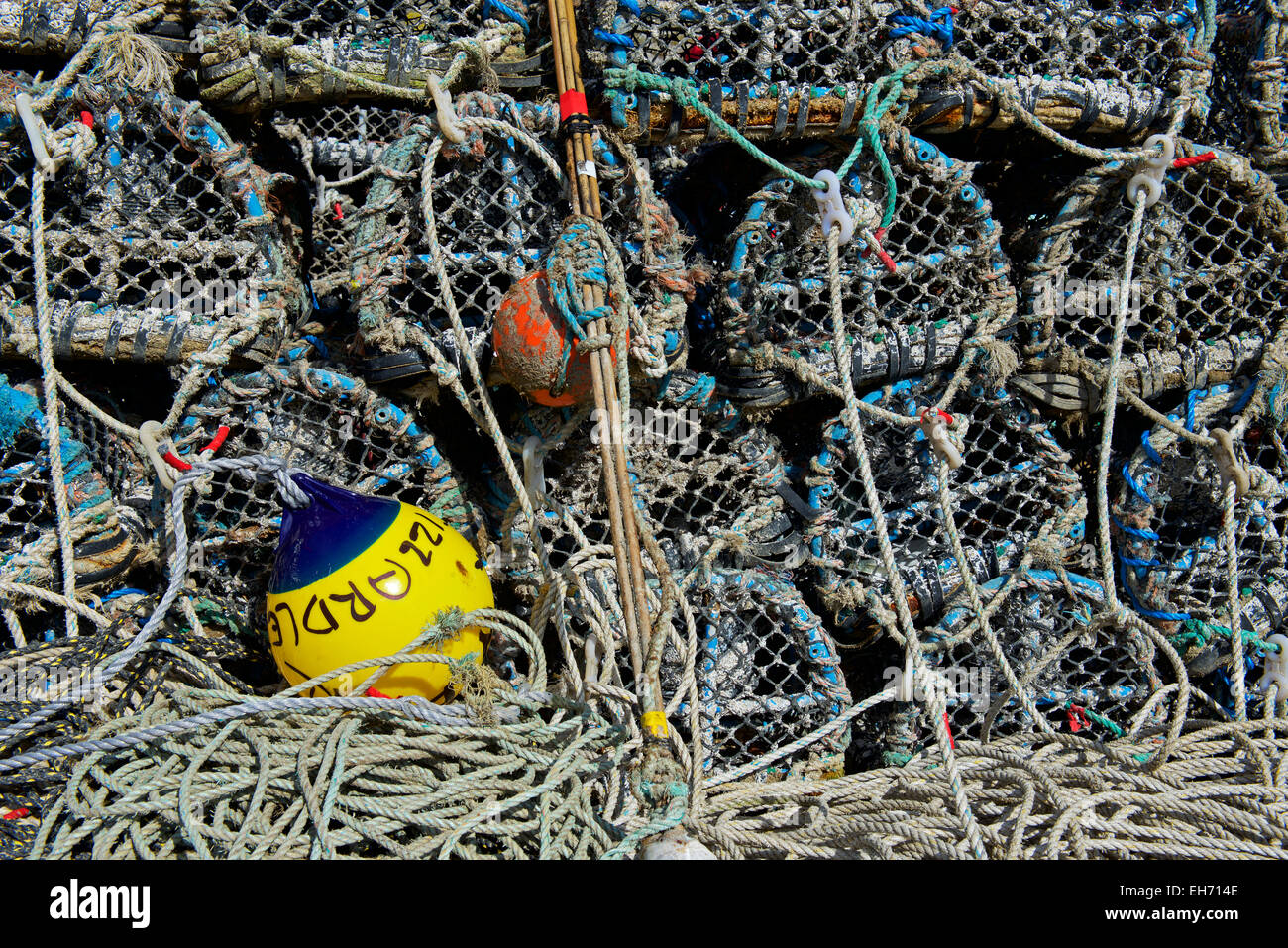 Lobster pot detail hi-res stock photography and images - Alamy
