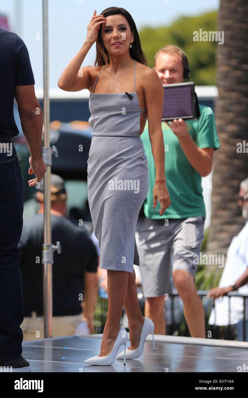 Eva Longoria appears on 'Extra' Featuring: Eva Longoria Where: Los ...
