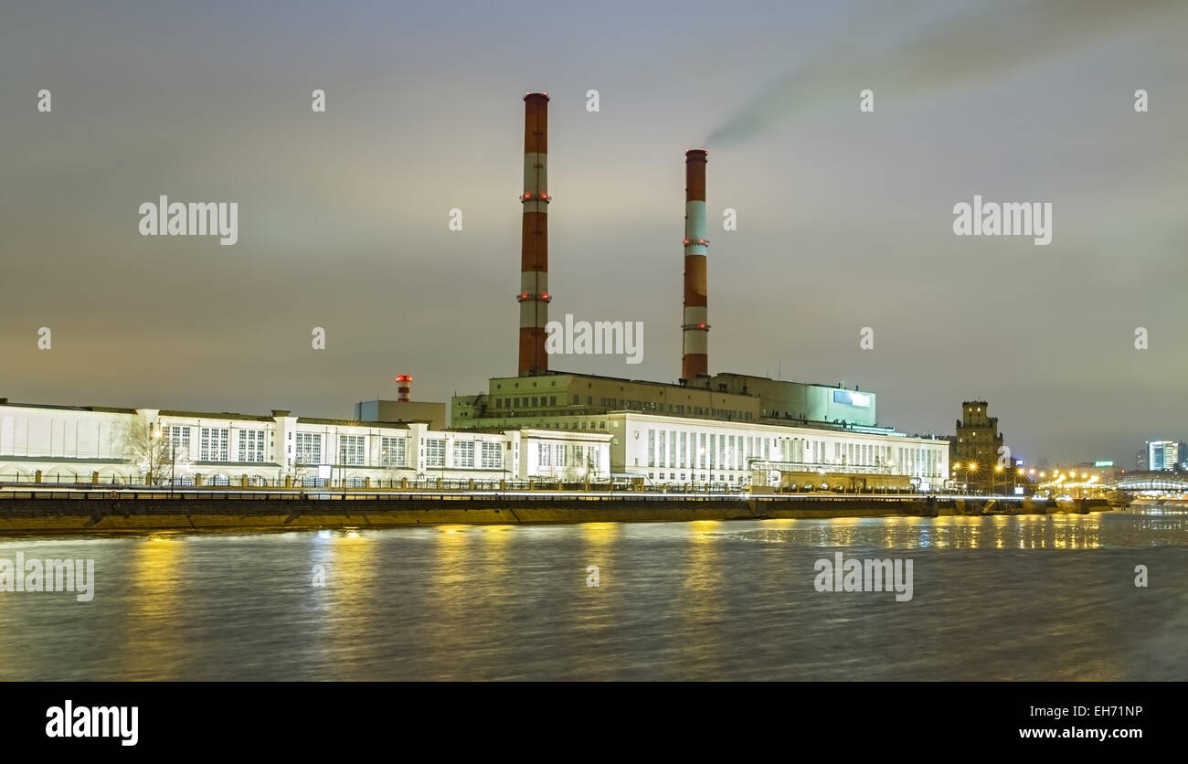 Moscow russia thermal power station hi-res stock photography and images ...
