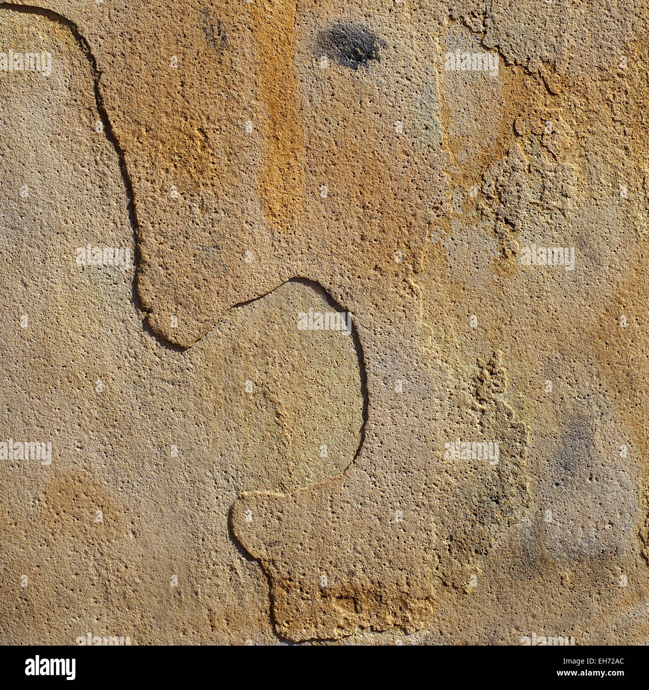 A face shape on the wall Stock Photo - Alamy