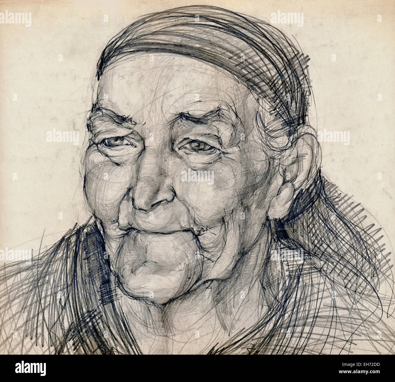 Fine line ink technique hi-res stock photography and images - Alamy