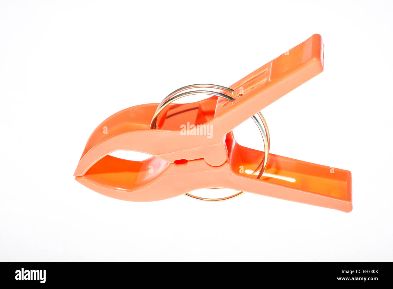 close up of clothes peg on white background Stock Photo - Alamy