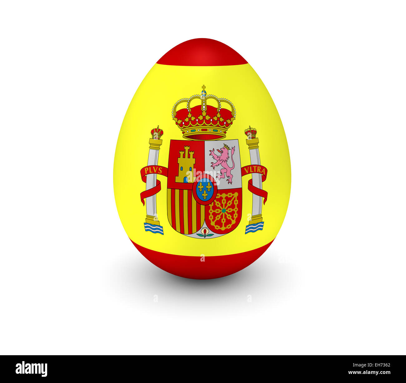 spanish egg 3d Stock Photo - Alamy