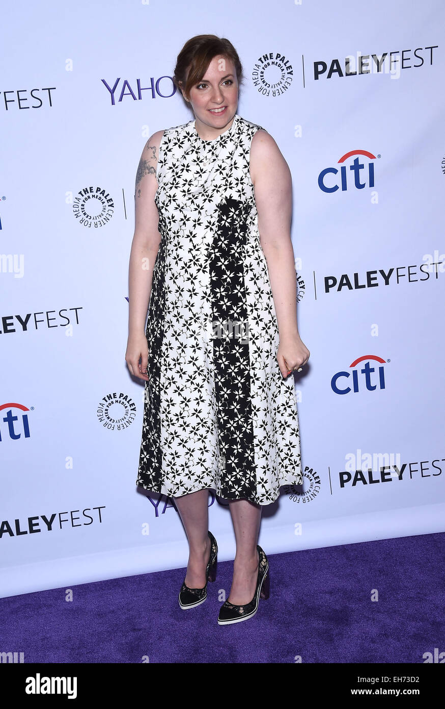 Hollywood, California, USA. 8th Mar, 2015. Lena Dunham arrives for the ...